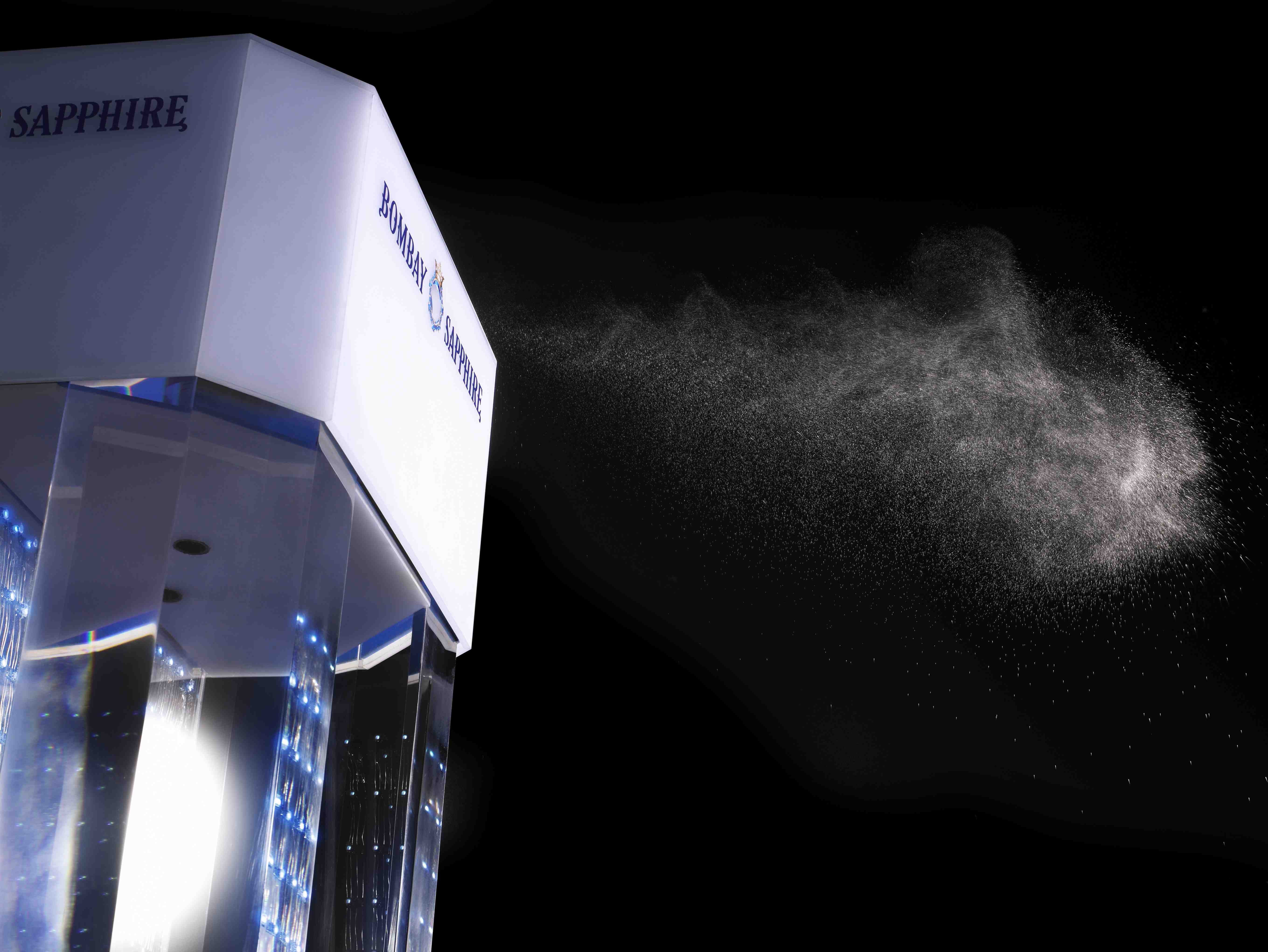 Bombay Sapphire Vapor installation Infusion