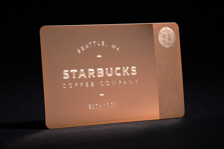 Starbucks offering $450 metallic gift card