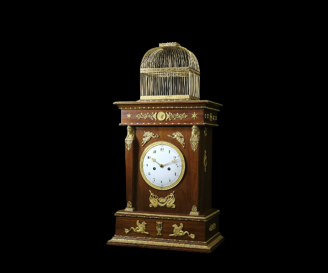 Pierre Jaquet-Droz: The Restoration of the Singing Bird Pendulum Clock ...