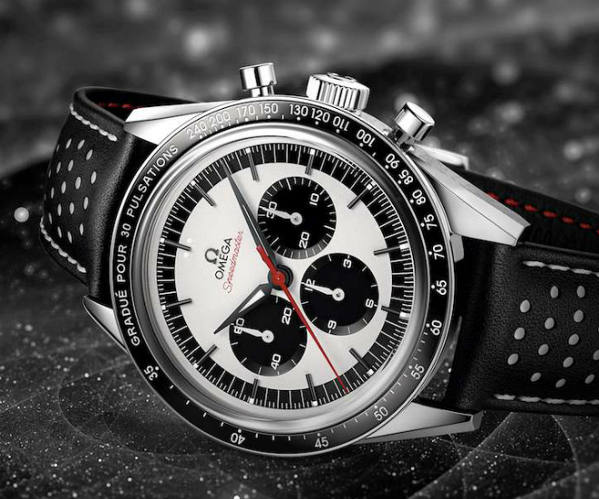 Omega Reinterprets Speedmaster Pulsometer With Panda Dial