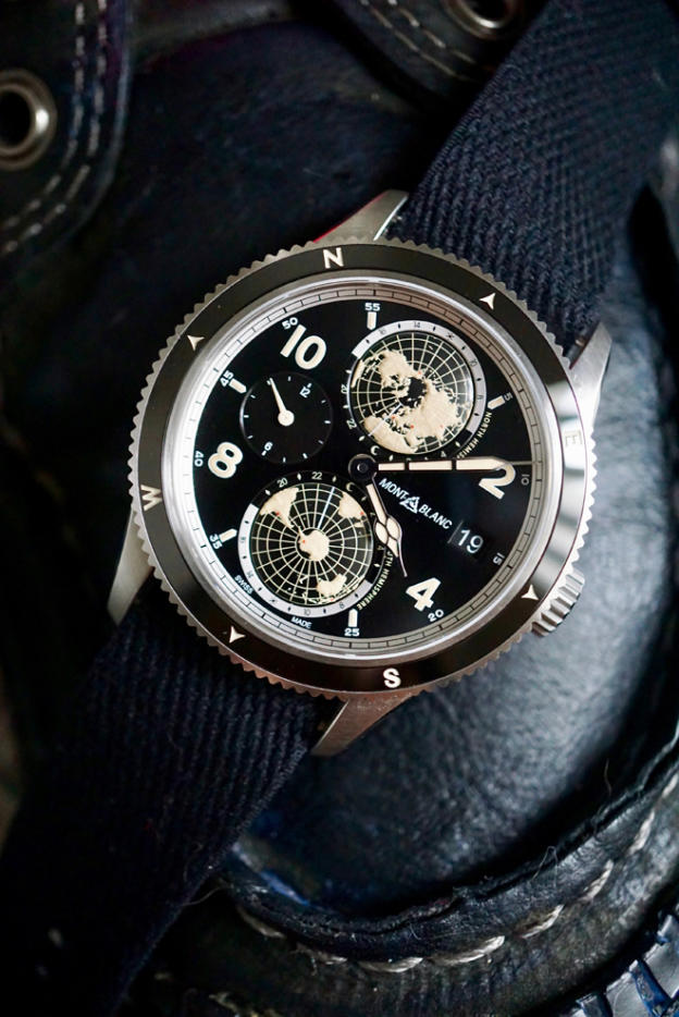 Dwayne the Rock Johnson wears Montblanc 1858 Automatic watch