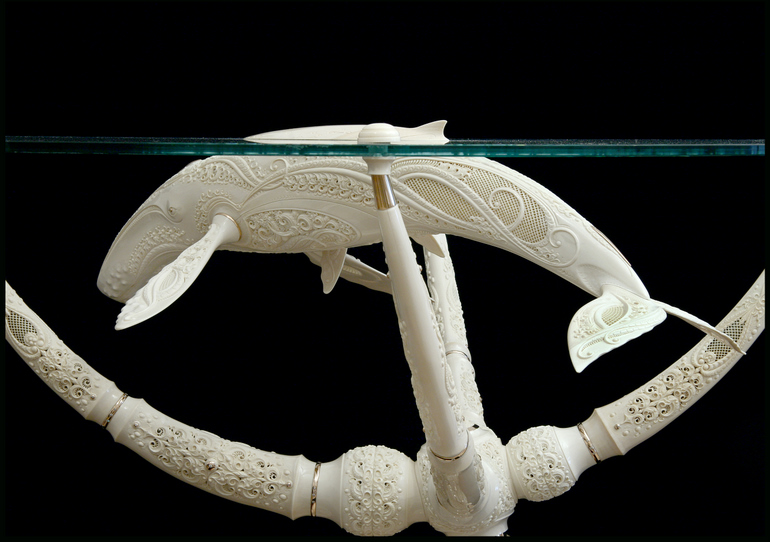 Mammoth Ivory table from Russia