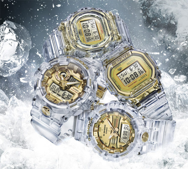 Casio Glacier Gold G-Shock Collection - Not Sapphire case But it Comes ...