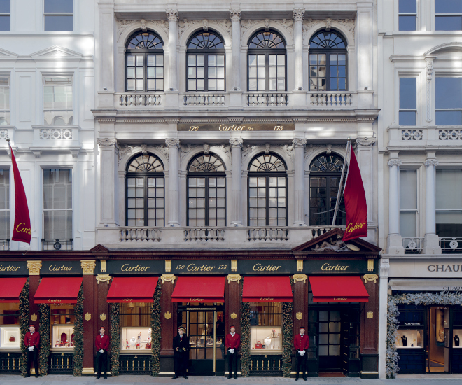 Cartier's New Bond Street flagship communicates the brand's tremendous ...