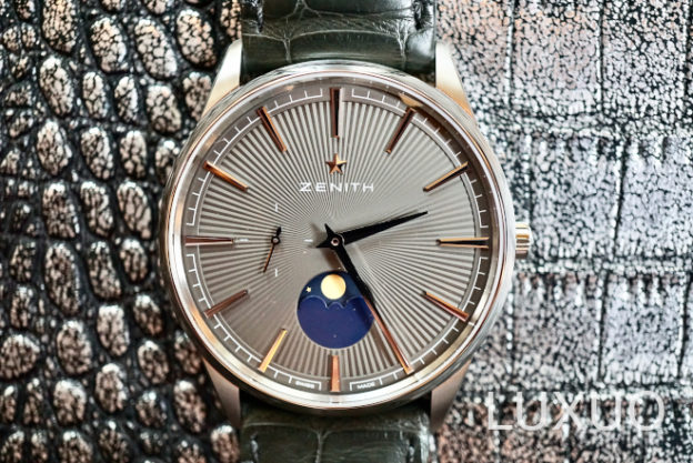 36mm Zenith Elite Moonphase and DEFY Midnight headlines emphasis on women