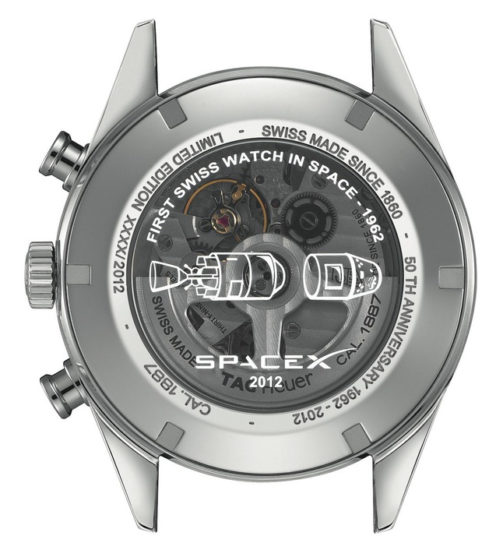 Elon Musk's TAG Heuer Carrera Calibre 1887 Space X chronograph