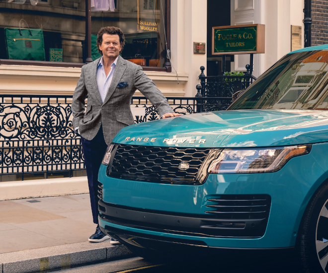 Range Rover x Henry Poole & Co collaboration suits for 50th anniversary