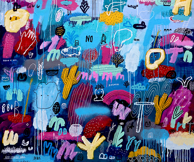 Art and Music Mark Every Piece of Soni Irawan's Chaotic Compositions