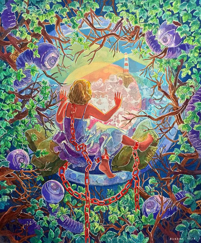Aurora Santika Depicts A Dream Like Escape From A World Plagued By