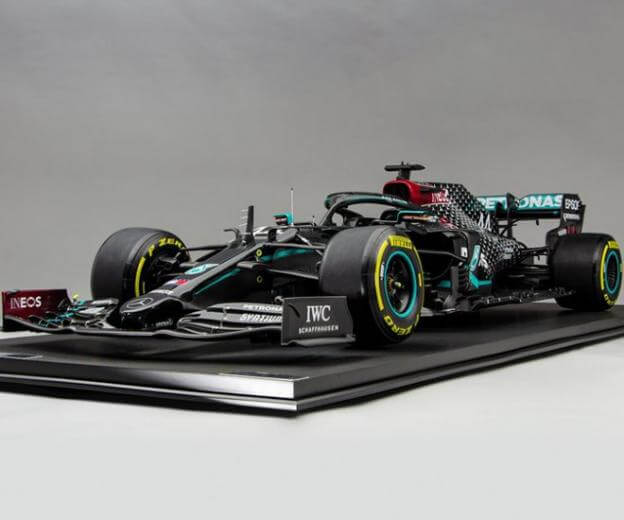 Amalgam Collection Launches a Mini Model of Lewis Hamilton's F1 Car