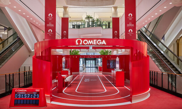 The Opening Of The Omega Paris 2024 Pop-Up Store Was Graced By Hyun Bin ...