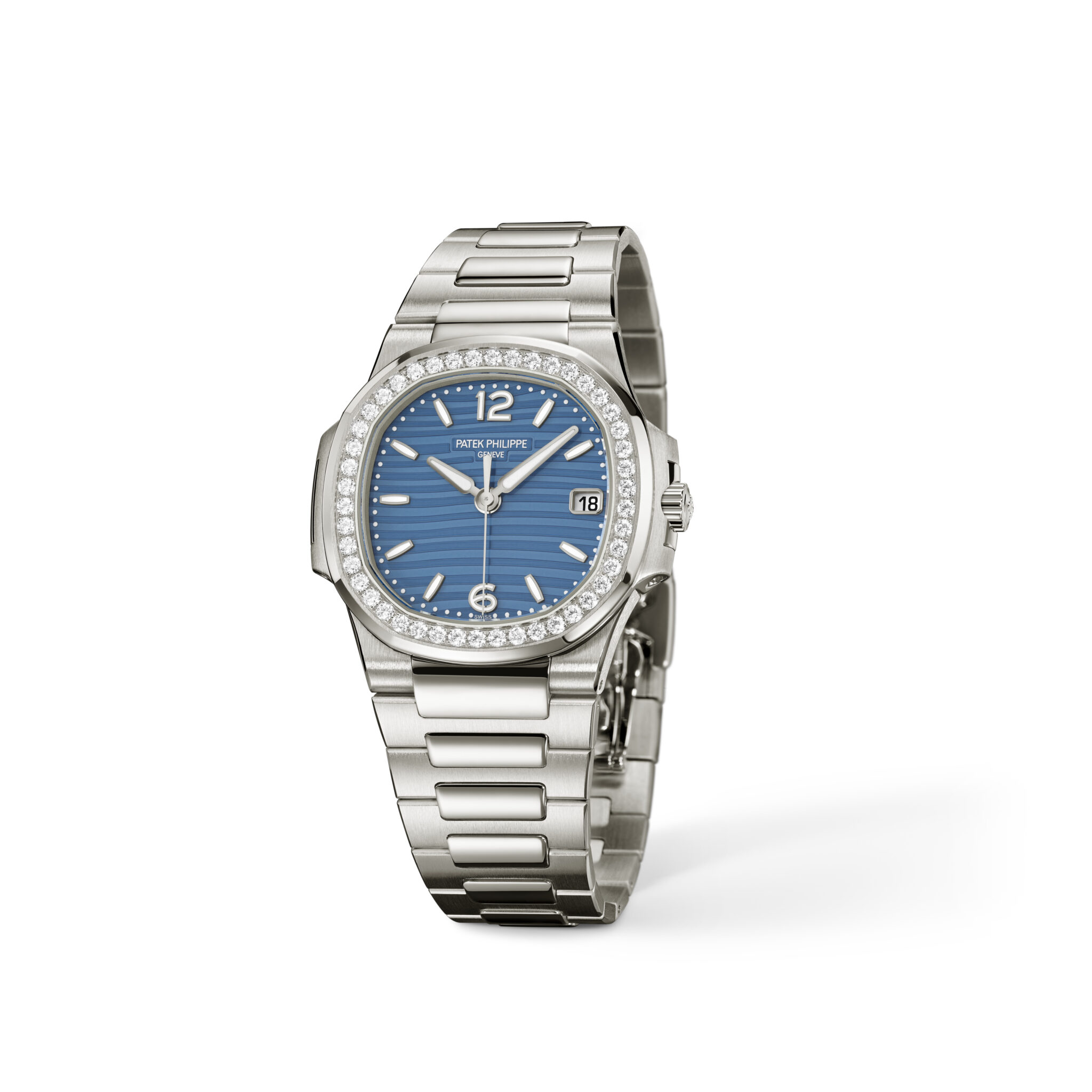 An Azure Evolution of Patek Philippe's Ladies’ Nautilus 7010/1G-013 - LUXUO