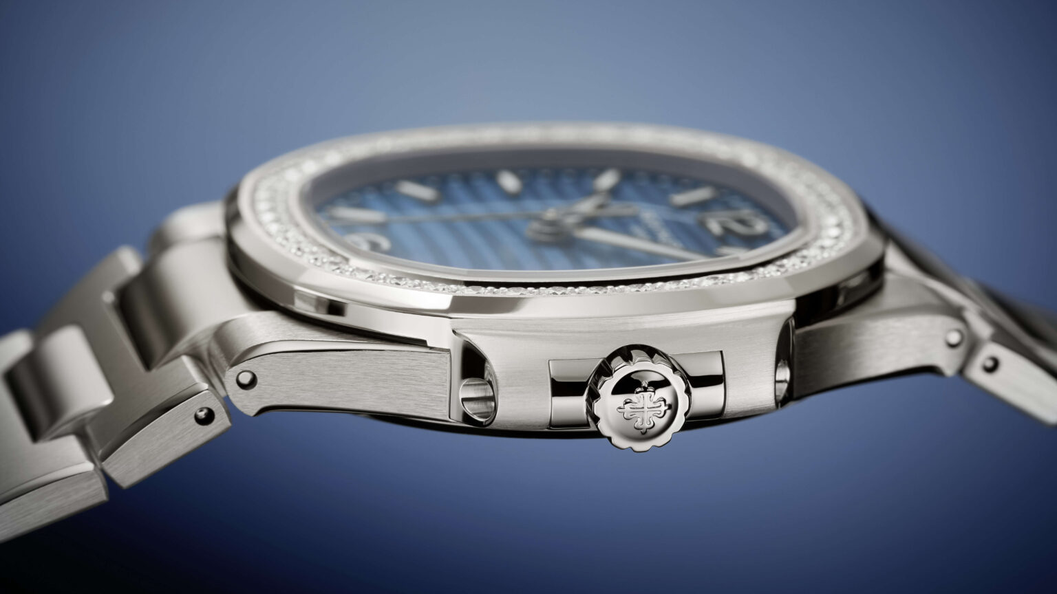 An Azure Evolution of Patek Philippe's Ladies’ Nautilus 7010/1G-013 - LUXUO