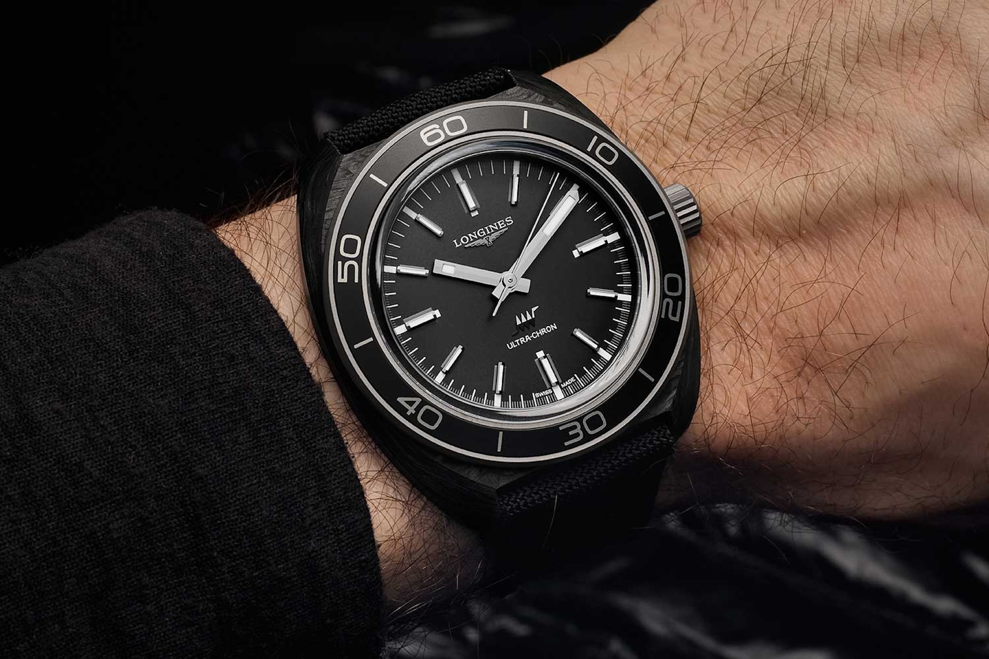 Longines Launches Ultra-Chron Carbon High-Frequency Watch - LUXUO