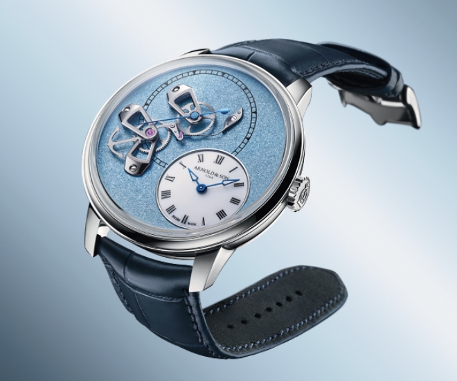 Contained in the Arnold & Son DSTB 42: Dial-Facet True-Beat Seconds ...